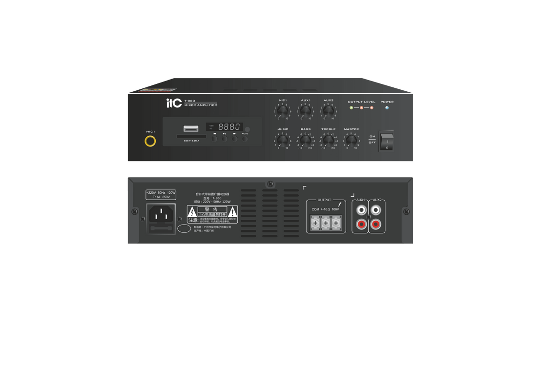 Buy ITC T-B60 Amplifier in Jordan | High-Quality Sound Solutions – DECIBEL